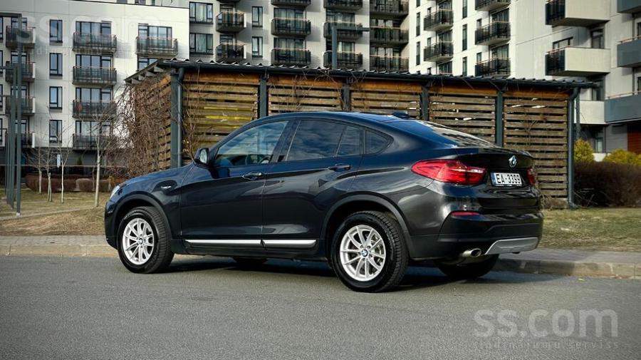 Grey BMW X4 2016 in Riga, with an engine capacity of 2.00 L and mileage of 200 thousand km for 16995 €, photo 5 on AUTOMOTO.COM.LV