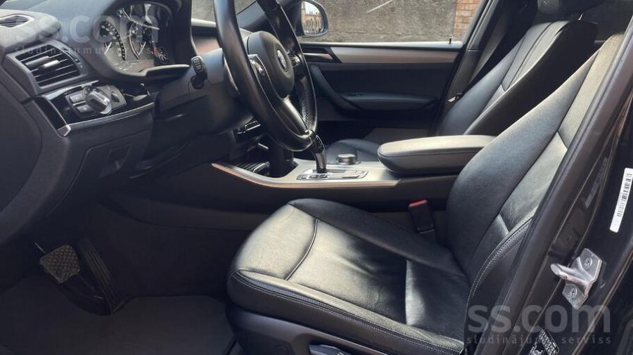 Grey BMW X4 2016 in Riga, with an engine capacity of 2.00 L and mileage of 200 thousand km for 16995 €, photo 10 on AUTOMOTO.COM.LV