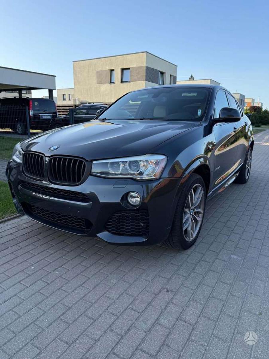 Grey BMW X4 2016 in Klaipeda, with an engine capacity of 2.98 L and mileage of 276 thousand km for 12500 €, photo 3 on AUTOMOTO.COM.LV