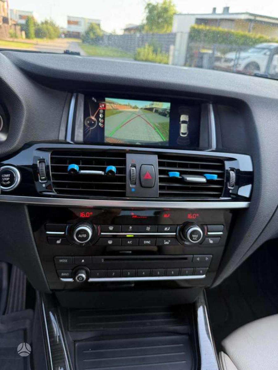 Grey BMW X4 2016 in Klaipeda, with an engine capacity of 2.98 L and mileage of 276 thousand km for 12500 €, photo 14 on AUTOMOTO.COM.LV