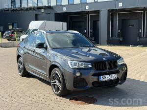 Pelēks BMW X4 2016 Rīga, ar dzinēja tilpumu 3.00 L un nobraukumu 235 tūkst. km par 15900 €, foto 4 vietnē AUTOMOTO.COM.LV