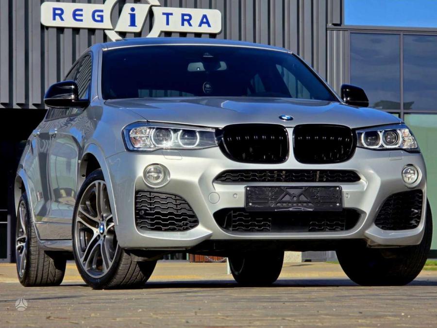 Grey BMW X4 2016 in Siauliai, with an engine capacity of 2.99 L and mileage of 300 thousand km for 15900 €, photo 6 on AUTOMOTO.COM.LV