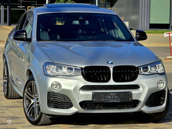 Grey BMW X4 2016 in Siauliai, with an engine capacity of 2.99 L and mileage of 300 thousand km for 15900 €, photo 9 on AUTOMOTO.COM.LV