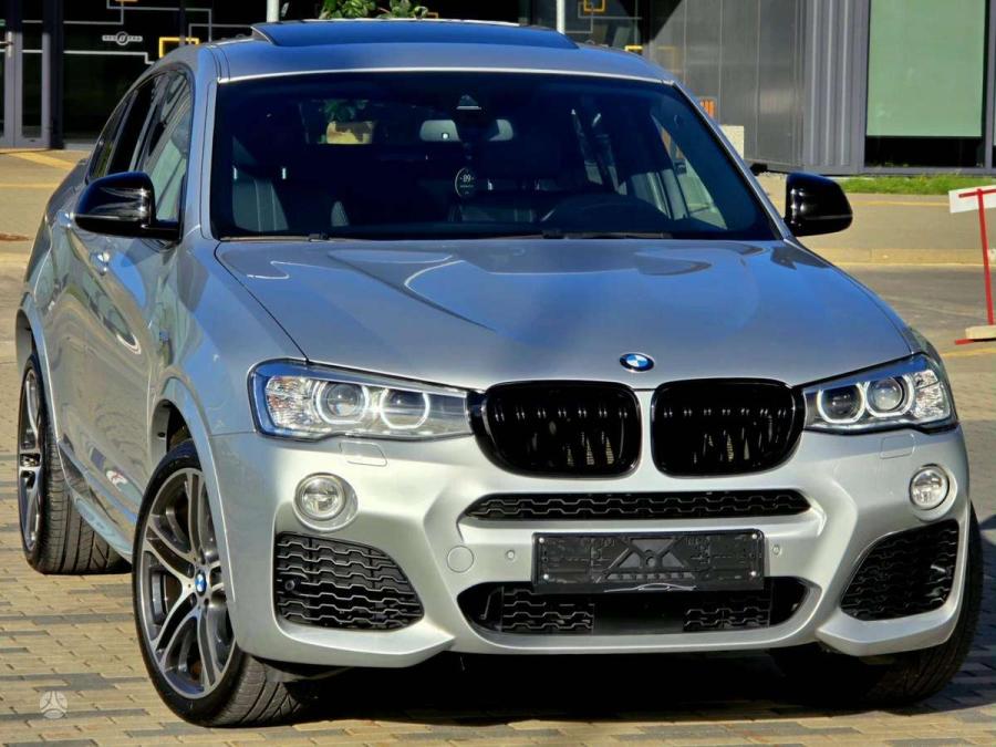 Grey BMW X4 2016 in Siauliai, with an engine capacity of 2.99 L and mileage of 300 thousand km for 15900 €, photo 9 on AUTOMOTO.COM.LV