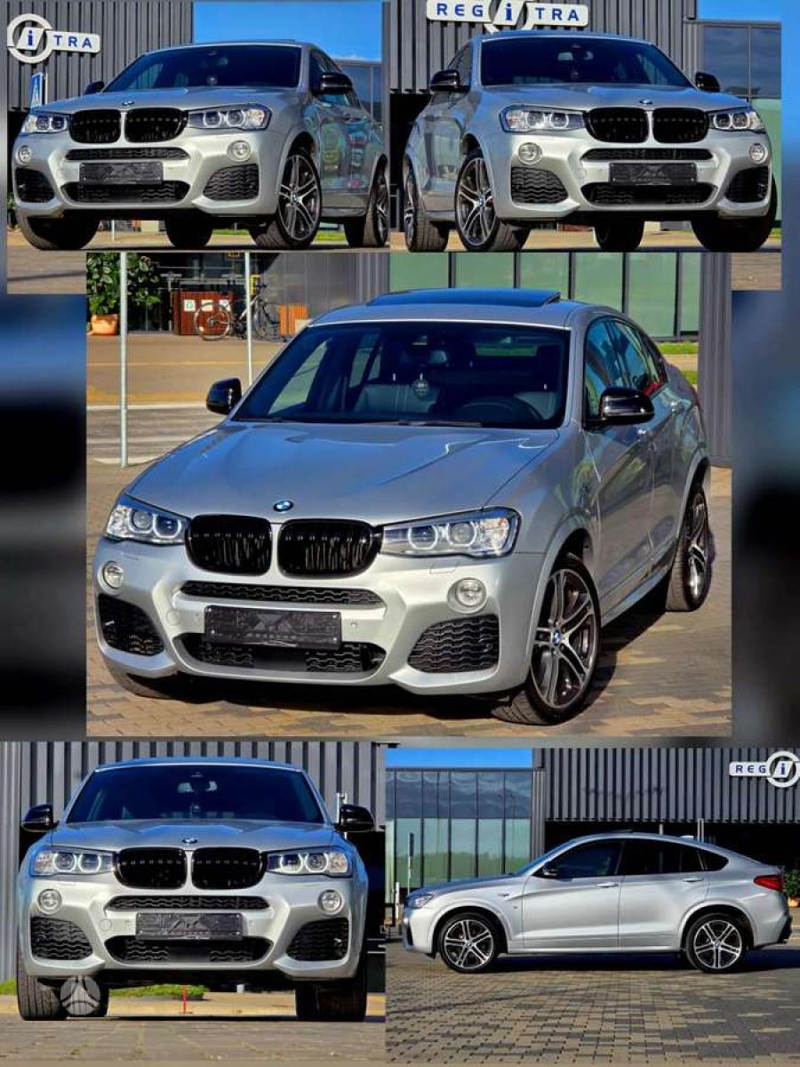 Grey BMW X4 2016 in Siauliai, with an engine capacity of 2.99 L and mileage of 300 thousand km for 15900 €, photo 14 on AUTOMOTO.COM.LV