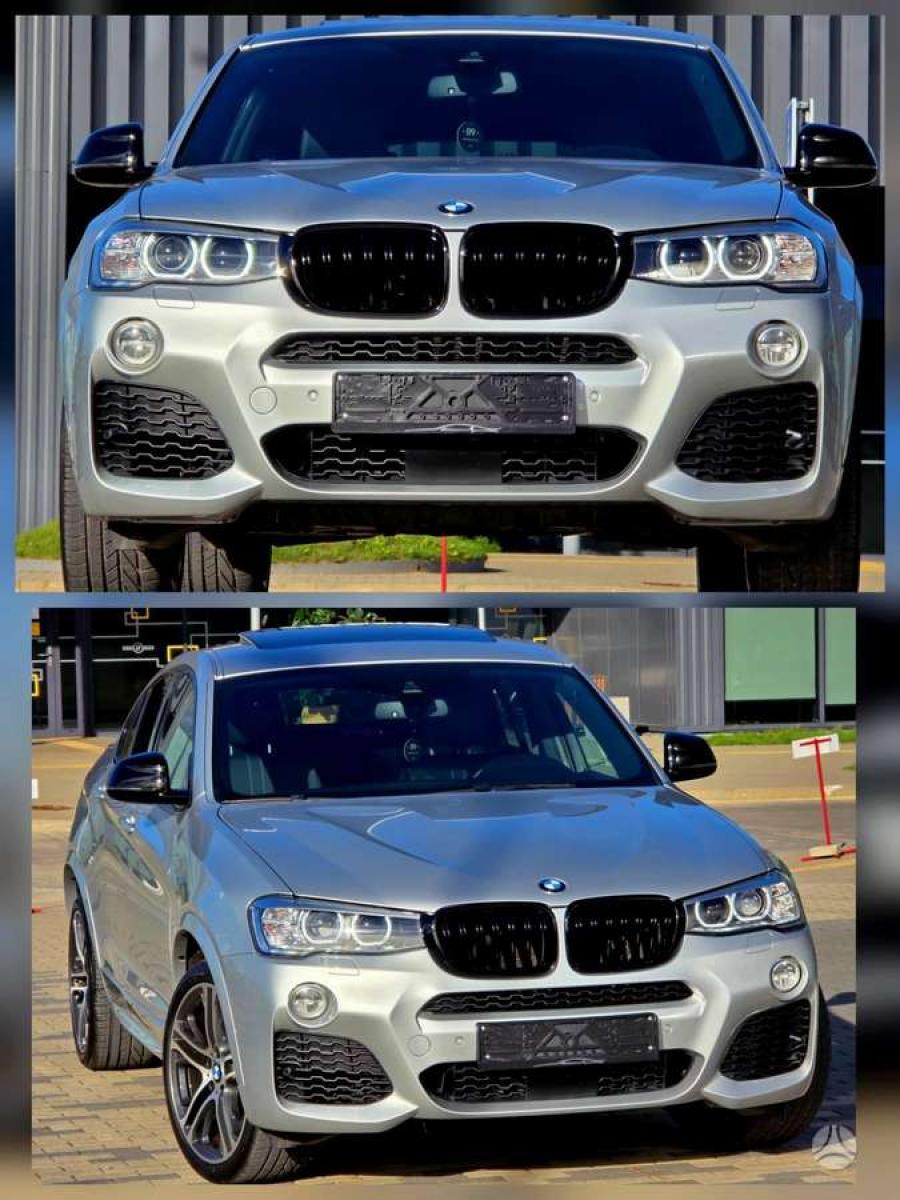 Grey BMW X4 2016 in Siauliai, with an engine capacity of 2.99 L and mileage of 300 thousand km for 15900 €, photo 17 on AUTOMOTO.COM.LV