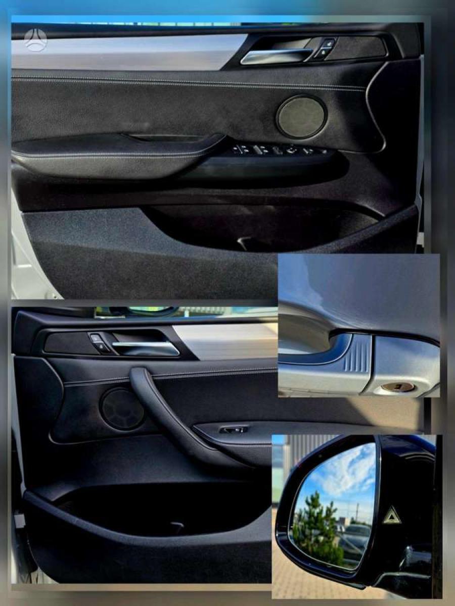 Grey BMW X4 2016 in Siauliai, with an engine capacity of 2.99 L and mileage of 300 thousand km for 15900 €, photo 21 on AUTOMOTO.COM.LV