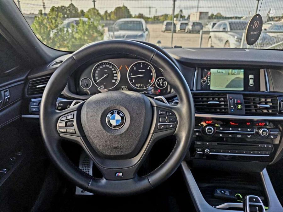 Grey BMW X4 2016 in Siauliai, with an engine capacity of 2.99 L and mileage of 300 thousand km for 15900 €, photo 26 on AUTOMOTO.COM.LV