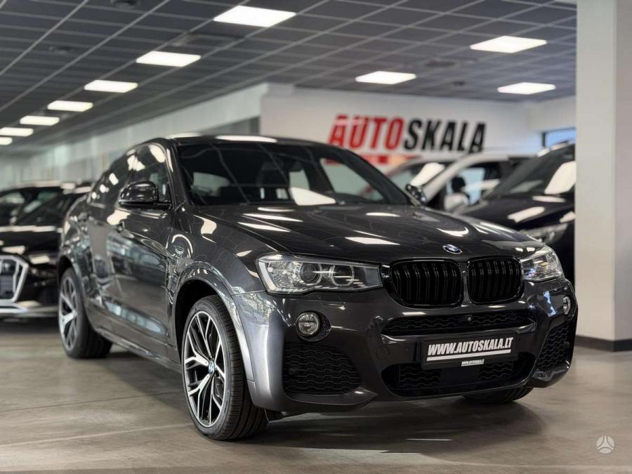 Grey BMW X4 2016 in Klaipeda, with an engine capacity of 2.99 L and mileage of 267 thousand km for 17900 €, photo 8 on AUTOMOTO.COM.LV