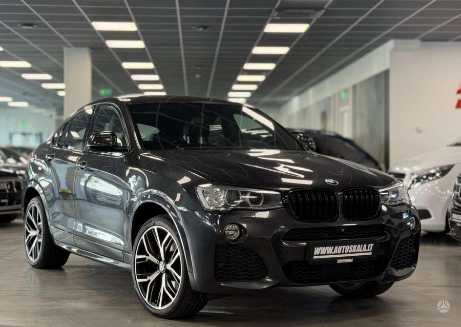 Grey BMW X4 2016 in Klaipeda, with an engine capacity of 2.99 L and mileage of 267 thousand km for 17900 €, photo 31 on AUTOMOTO.COM.LV