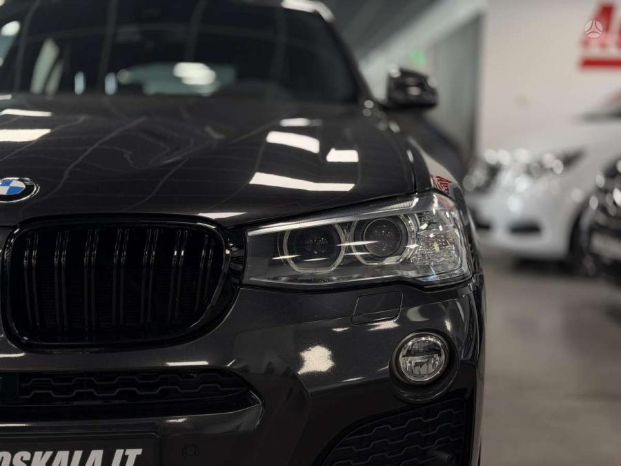Grey BMW X4 2016 in Klaipeda, with an engine capacity of 2.99 L and mileage of 267 thousand km for 17900 €, photo 33 on AUTOMOTO.COM.LV