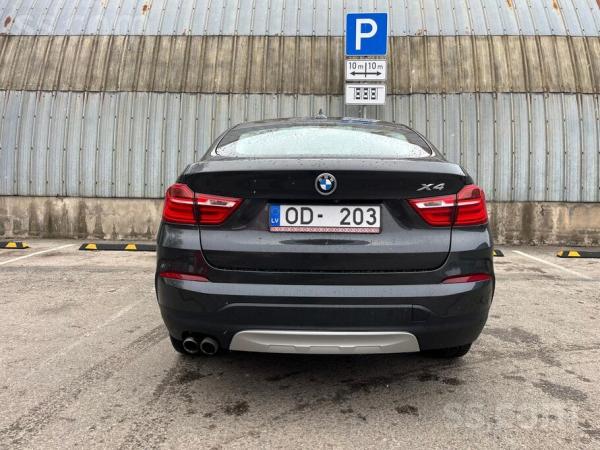 Pelēks BMW X4 2017 Rīga, ar dzinēja tilpumu 2.00 L un nobraukumu 191 tūkst. km par 16700 €, foto 5 vietnē AUTOMOTO.COM.LV