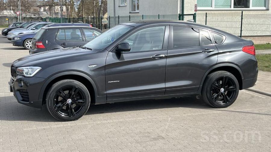 Grey BMW X4 2017 in Jelgava, with an engine capacity of 2.00 L and mileage of 201 thousand km for 17000 €, photo 4 on AUTOMOTO.COM.LV