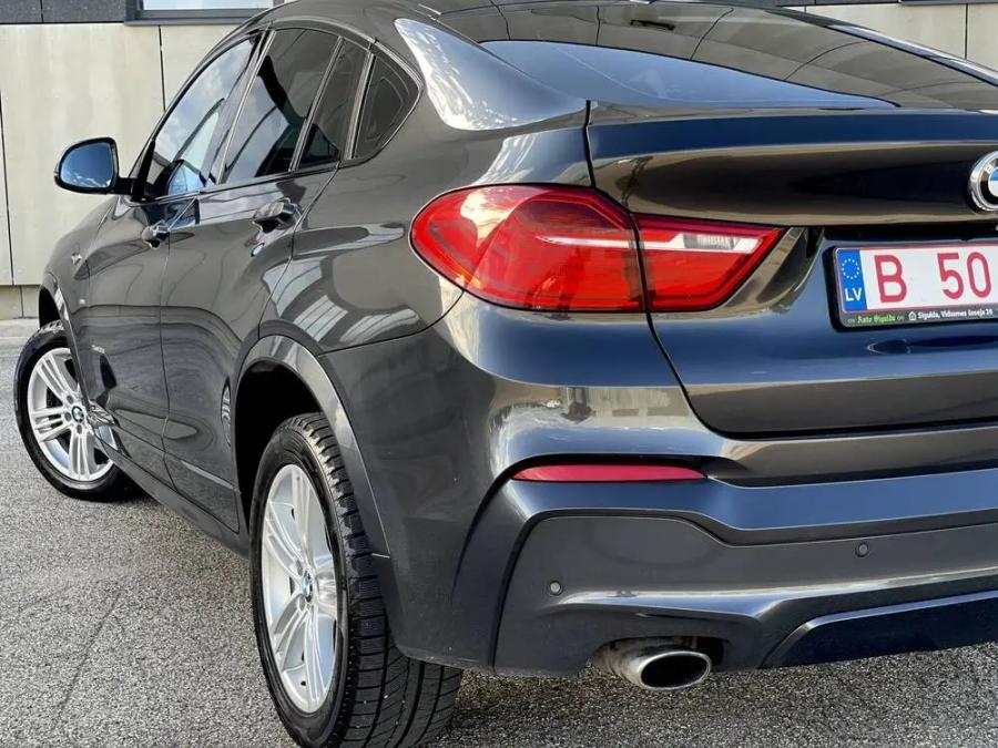Grey BMW X4 2018 in Sigulda, with an engine capacity of 2.00 L and mileage of 214 thousand km for 17990 €, photo 11 on AUTOMOTO.COM.LV