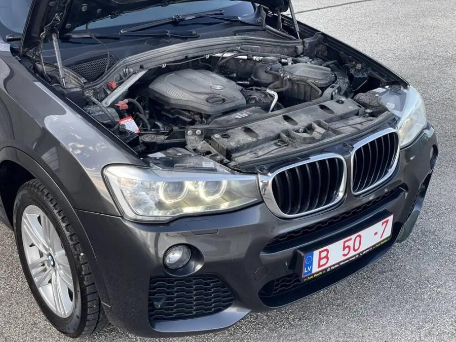 Grey BMW X4 2018 in Sigulda, with an engine capacity of 2.00 L and mileage of 214 thousand km for 17990 €, photo 15 on AUTOMOTO.COM.LV
