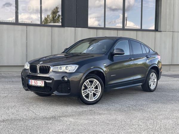 Grey BMW X4 2018 in Riga, with an engine capacity of 2.00 L and mileage of 214 thousand km for 17990 €, photo 1 on AUTOMOTO.COM.LV