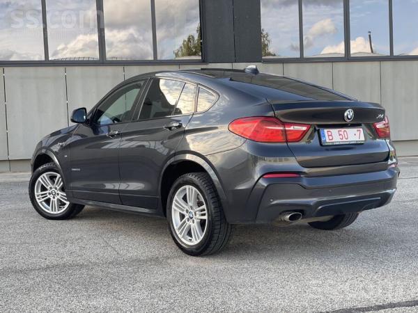 Grey BMW X4 2018 in Riga, with an engine capacity of 2.00 L and mileage of 214 thousand km for 17990 €, photo 4 on AUTOMOTO.COM.LV