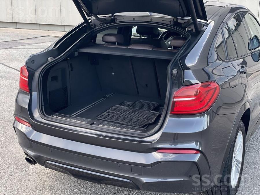 Pelēks BMW X4 2018 Rīga, ar dzinēja tilpumu 2.00 L un nobraukumu 214 tūkst. km par 17990 €, foto 16 vietnē AUTOMOTO.COM.LV