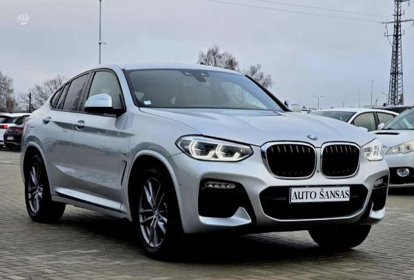 Pelēks BMW X4 2019 Tauragė, ar dzinēja tilpumu 2.00 L un nobraukumu 137 tūkst. km par 31600 €, foto 4 vietnē AUTOMOTO.COM.LV