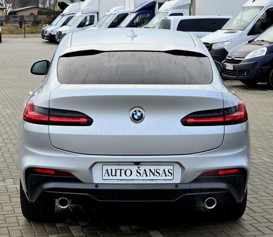 Grey BMW X4 2019 in Taurage, with an engine capacity of 2.00 L and mileage of 137 thousand km for 31600 €, photo 10 on AUTOMOTO.COM.LV