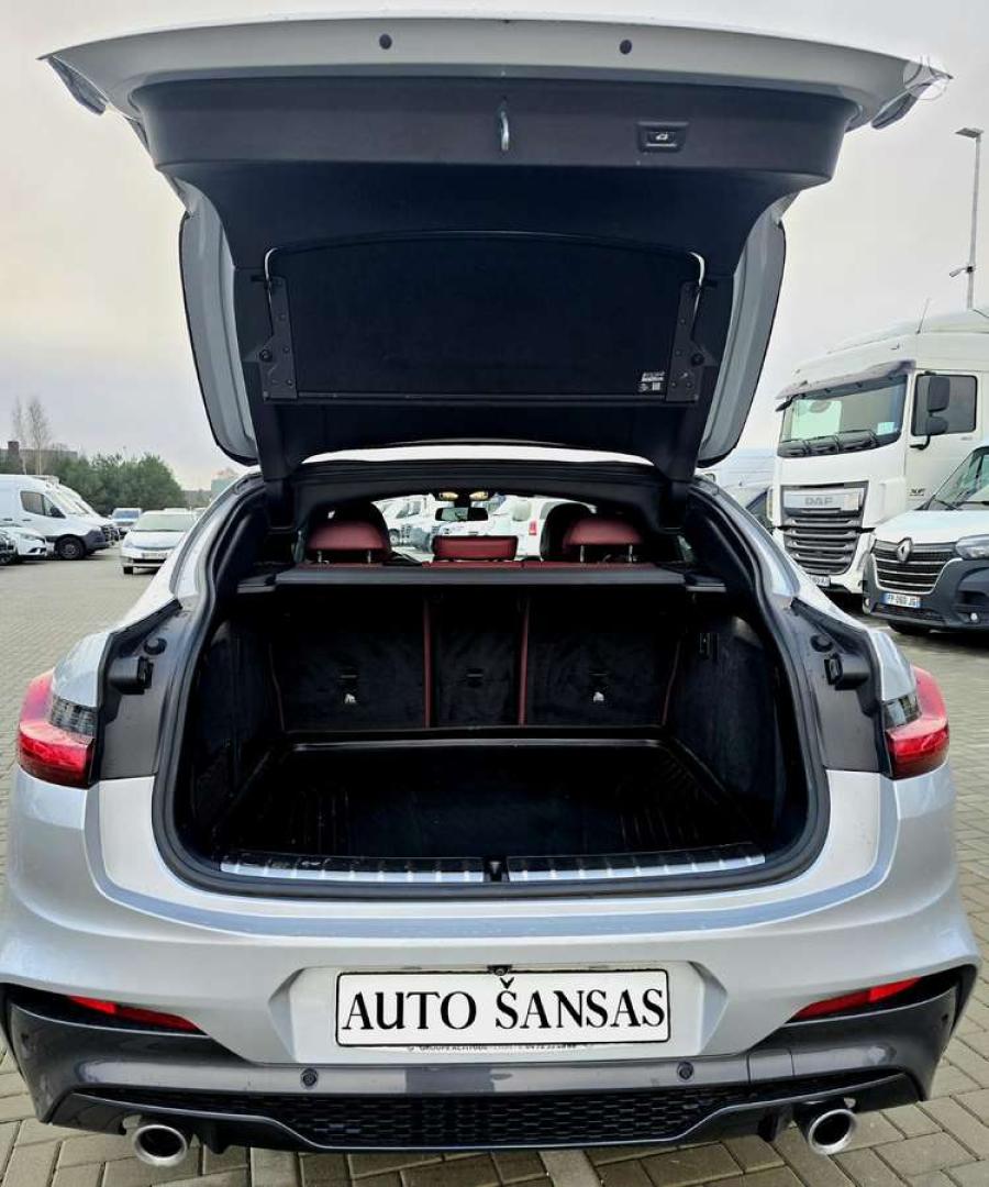 Grey BMW X4 2019 in Taurage, with an engine capacity of 2.00 L and mileage of 137 thousand km for 31600 €, photo 35 on AUTOMOTO.COM.LV