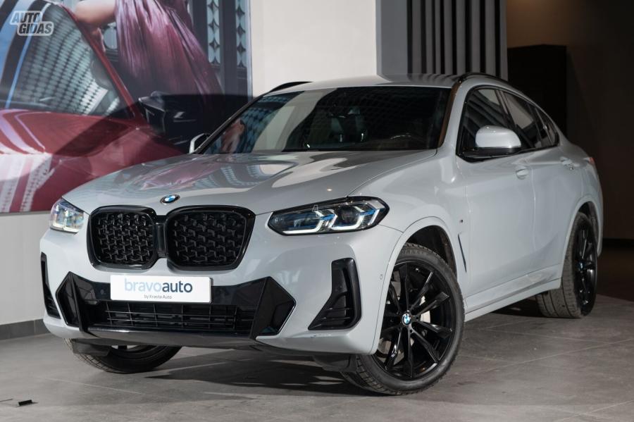 Pelēks BMW X4 2021 Kauņa, ar dzinēja tilpumu 3.00 L un nobraukumu 123 tūkst. km par 42774 €, foto 1 vietnē AUTOMOTO.COM.LV