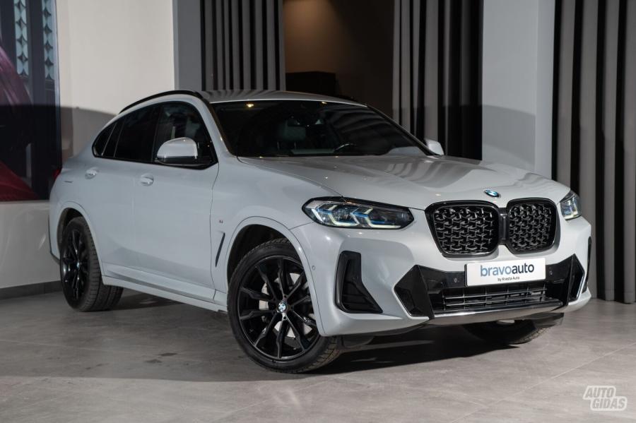 Pelēks BMW X4 2021 Kauņa, ar dzinēja tilpumu 3.00 L un nobraukumu 123 tūkst. km par 42774 €, foto 4 vietnē AUTOMOTO.COM.LV