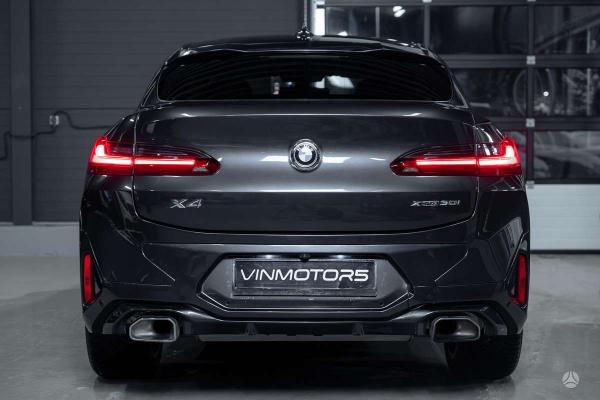 Grey BMW X4 2022 in Vilnius, with an engine capacity of 2.00 L and mileage of 22 thousand km for 38500 €, photo 6 on AUTOMOTO.COM.LV