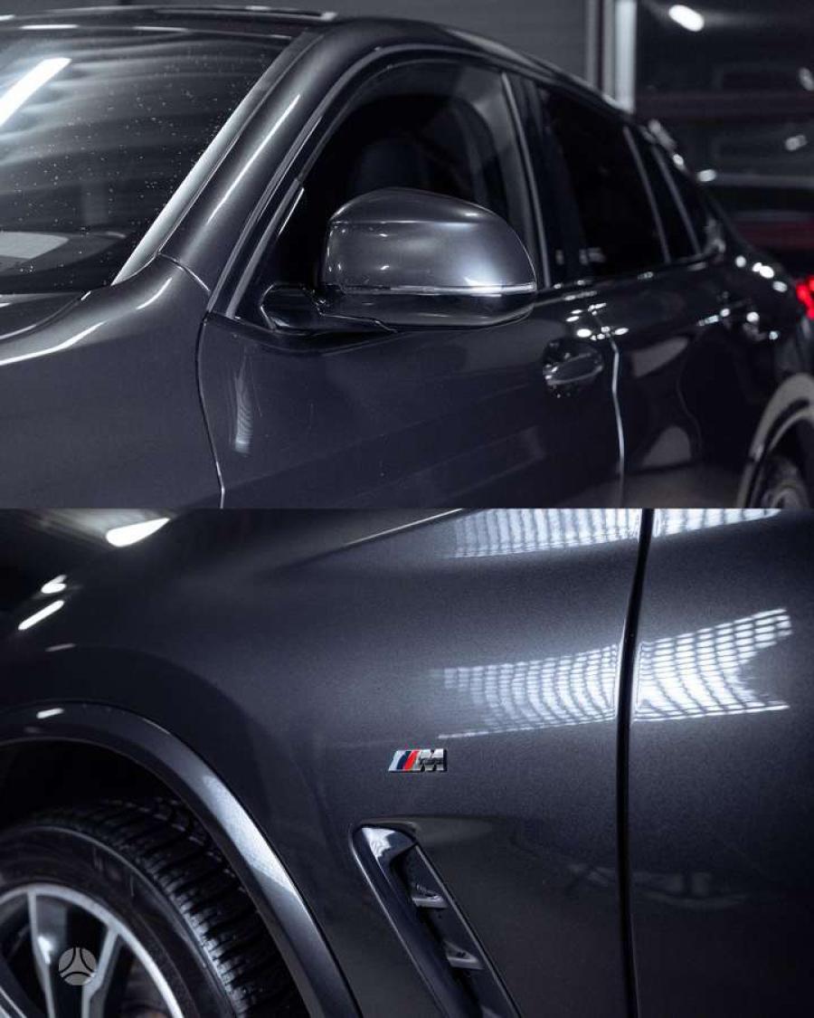 Grey BMW X4 2022 in Vilnius, with an engine capacity of 2.00 L and mileage of 22 thousand km for 38500 €, photo 10 on AUTOMOTO.COM.LV