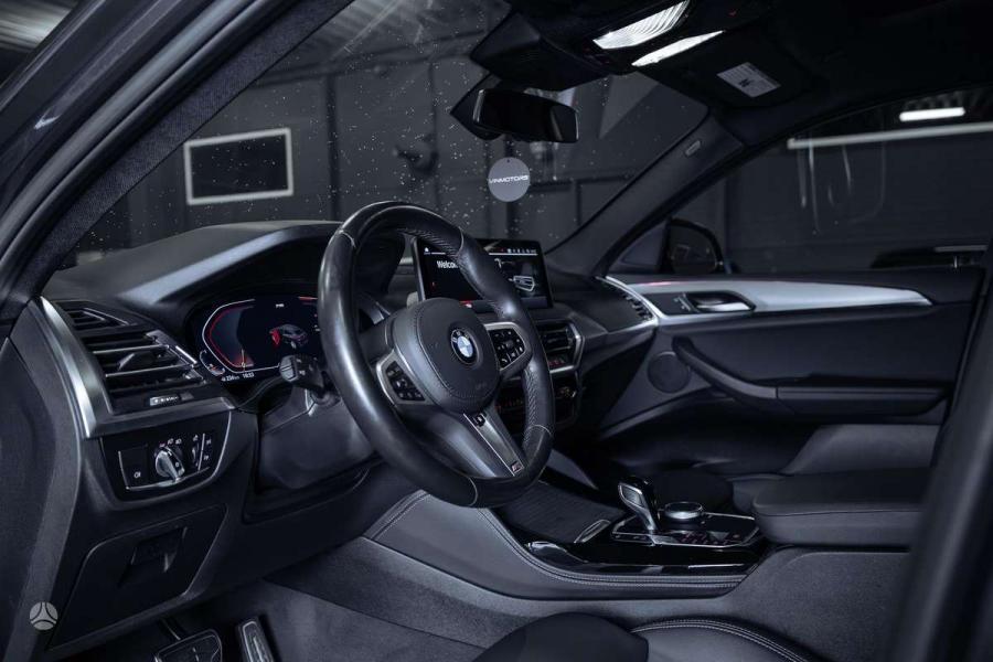 Grey BMW X4 2022 in Vilnius, with an engine capacity of 2.00 L and mileage of 22 thousand km for 38500 €, photo 15 on AUTOMOTO.COM.LV
