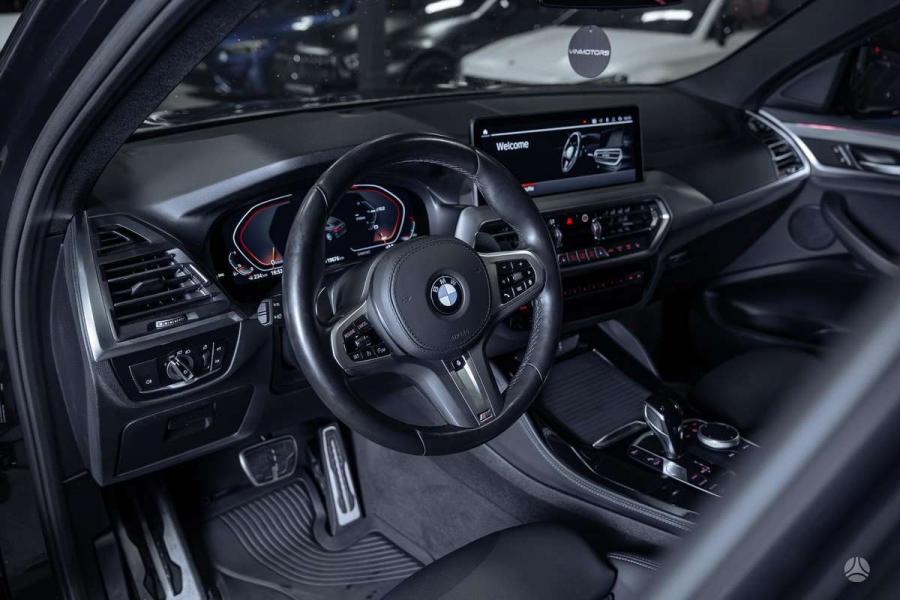 Grey BMW X4 2022 in Vilnius, with an engine capacity of 2.00 L and mileage of 22 thousand km for 38500 €, photo 16 on AUTOMOTO.COM.LV