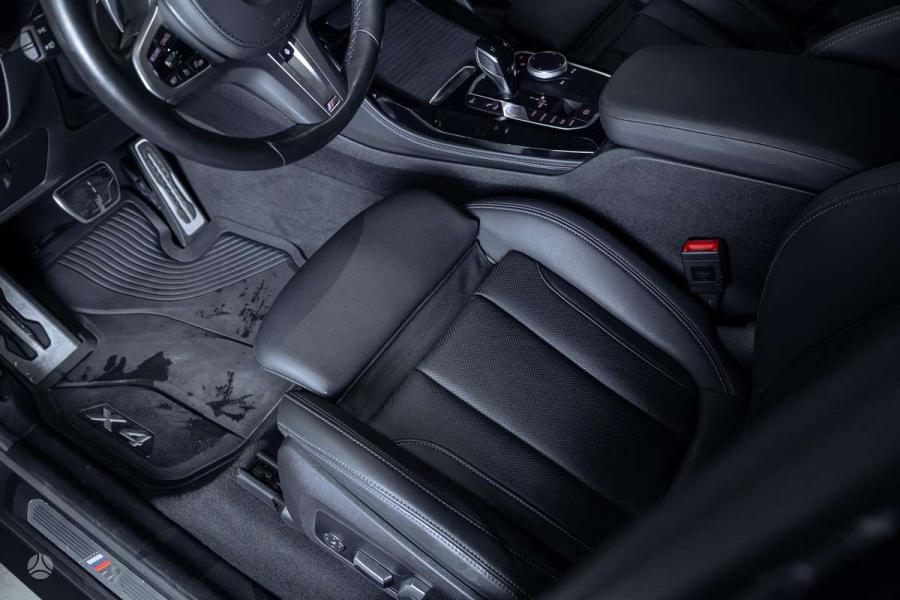 Grey BMW X4 2022 in Vilnius, with an engine capacity of 2.00 L and mileage of 22 thousand km for 38500 €, photo 20 on AUTOMOTO.COM.LV