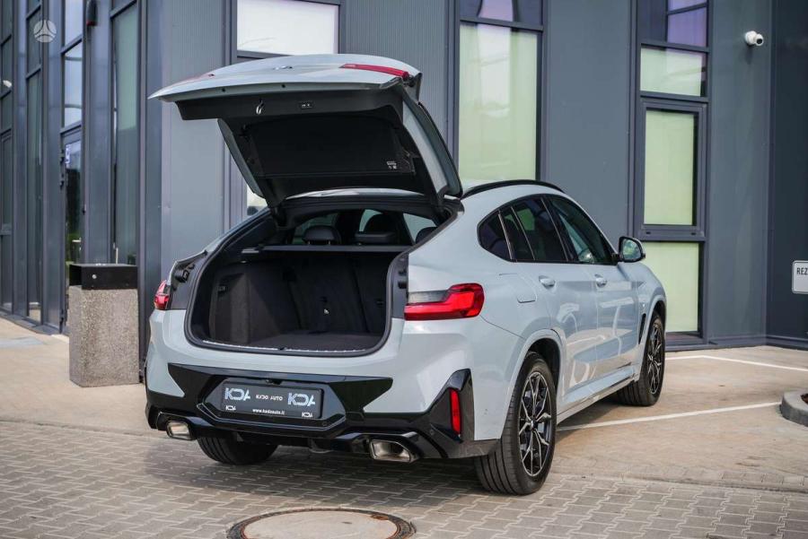 Grey BMW X4 2023 in Kaunas, with an engine capacity of 2.00 L and mileage of 185 thousand km for 36950 €, photo 15 on AUTOMOTO.COM.LV