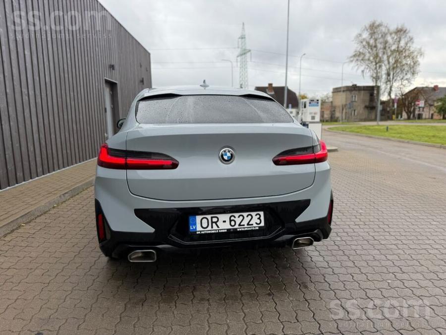 Grey BMW X4 2023 in Jelgava, with an engine capacity of 2.00 L and mileage of 0 thousand km for 42900 €, photo 3 on AUTOMOTO.COM.LV