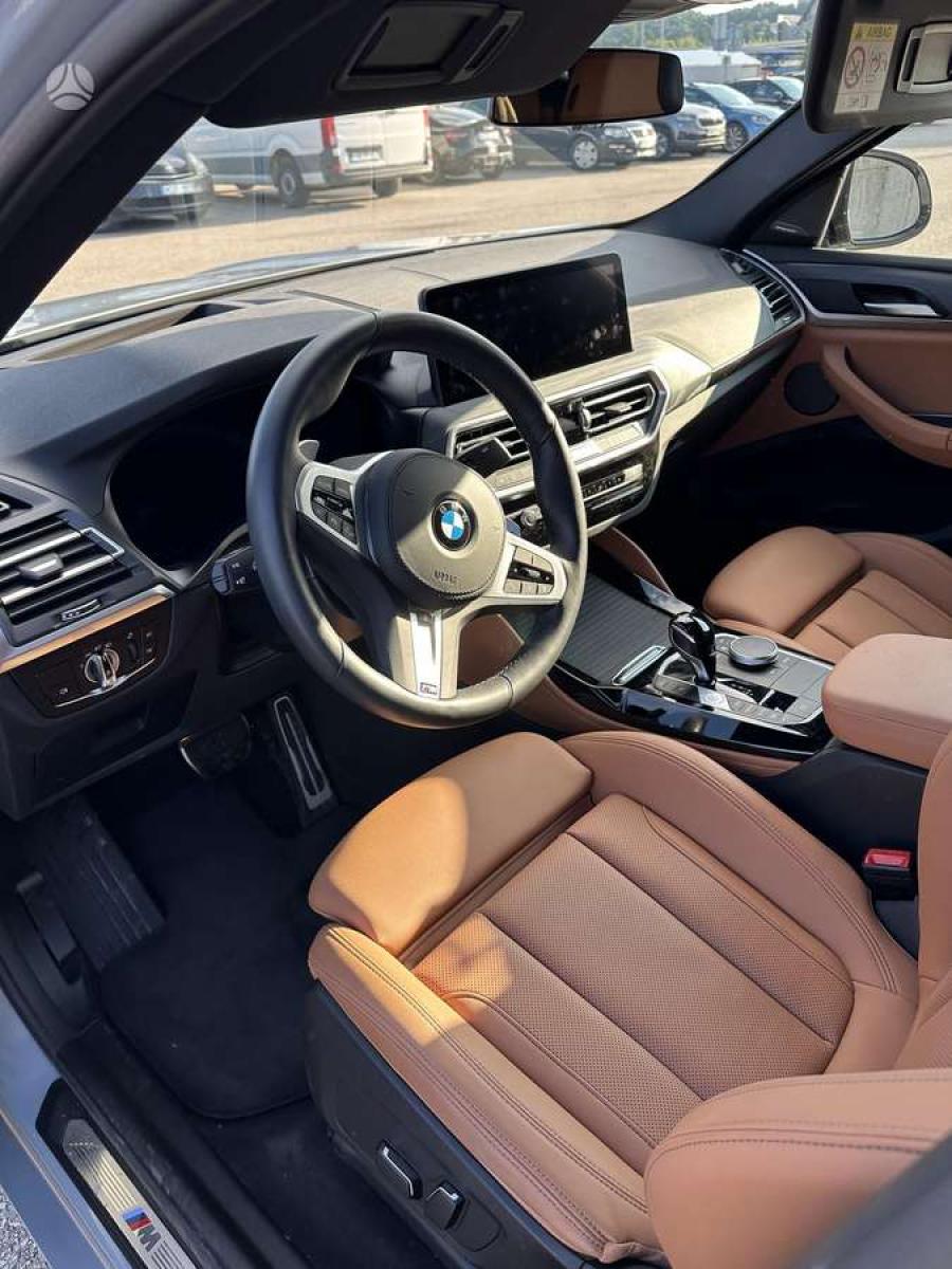 Grey BMW X4 2024 in Vilnius, with an engine capacity of 2.00 L and mileage of 25 thousand km for 49500 €, photo 13 on AUTOMOTO.COM.LV