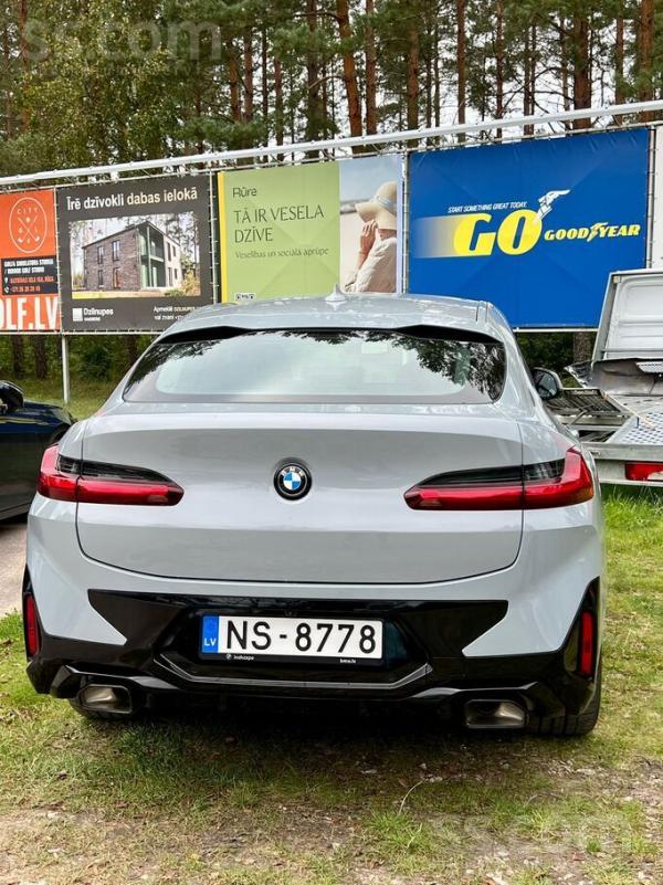 Pelēks BMW X4 2024 Rīga, ar dzinēja tilpumu 2.00 L un nobraukumu 0 tūkst. km par 53500 €, foto 4 vietnē AUTOMOTO.COM.LV