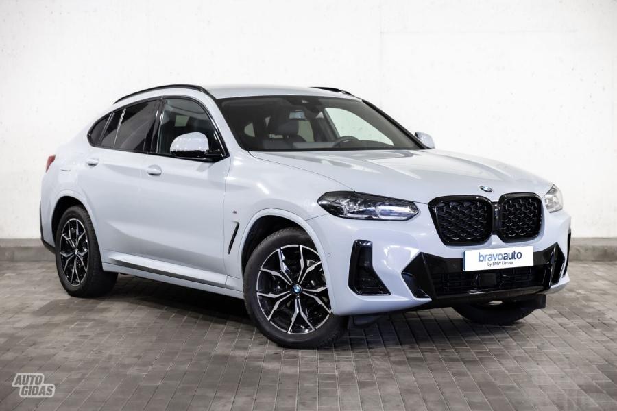 Grey BMW X4 2026 in Vilnius, with an engine capacity of 2.00 L and mileage of 8 thousand km for 55491 €, photo 4 on AUTOMOTO.COM.LV