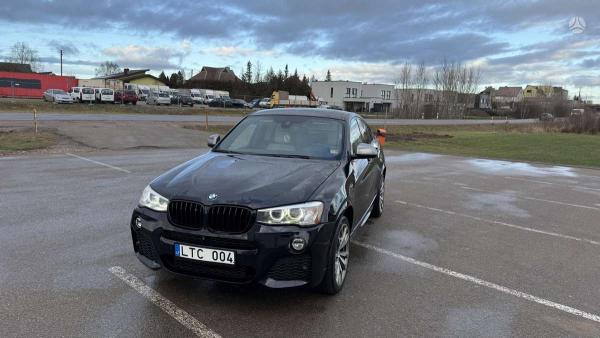 Black BMW x4-m 2017 in Kaunas, with an engine capacity of 3.00 L and mileage of 254 thousand km for 22000 €, photo 2 on AUTOMOTO.COM.LV