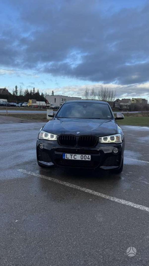 Black BMW x4-m 2017 in Kaunas, with an engine capacity of 3.00 L and mileage of 254 thousand km for 22000 €, photo 6 on AUTOMOTO.COM.LV
