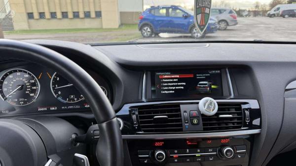 Black BMW x4-m 2017 in Kaunas, with an engine capacity of 3.00 L and mileage of 254 thousand km for 22000 €, photo 10 on AUTOMOTO.COM.LV