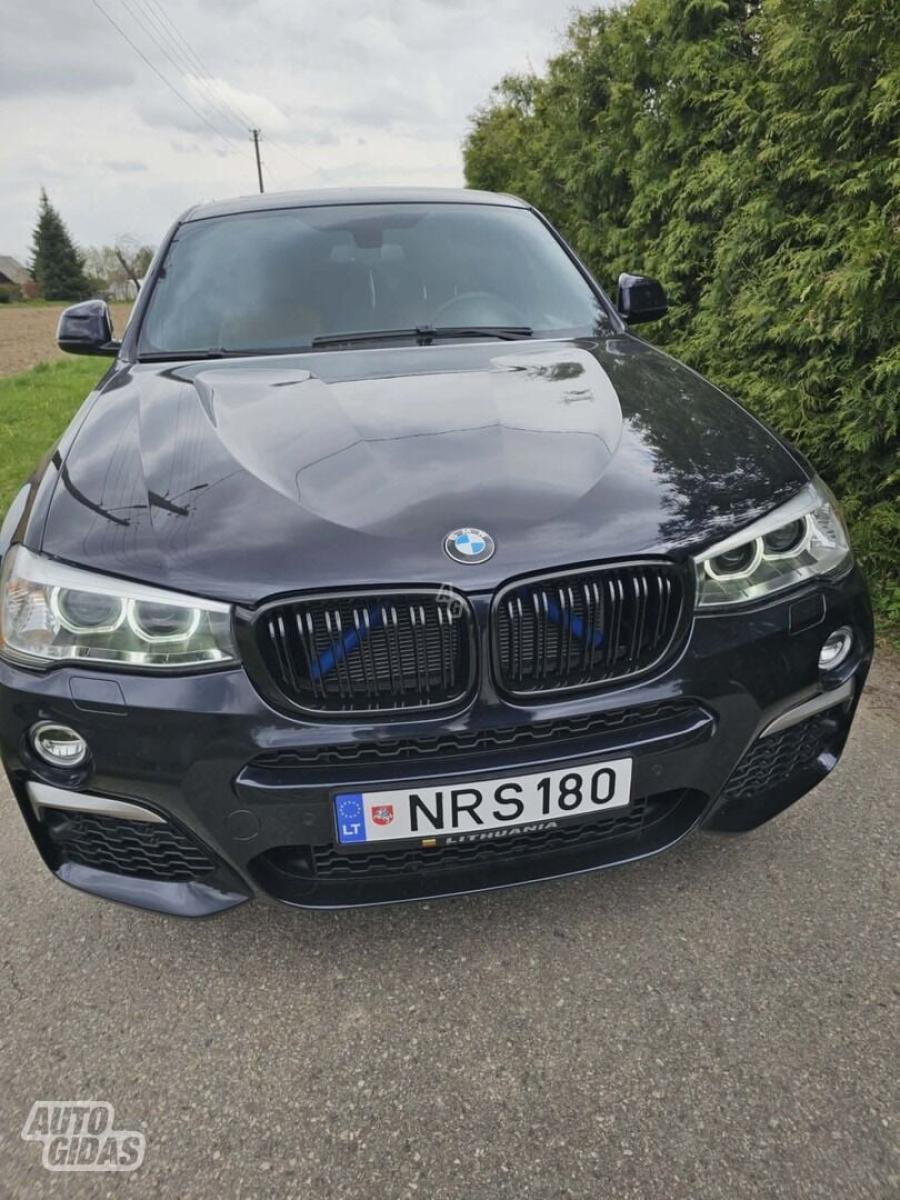 Melns BMW x4-m 2017 Kauņa, ar dzinēja tilpumu 3.00 L un nobraukumu 152 tūkst. km par 21500 €, foto 1 vietnē AUTOMOTO.COM.LV