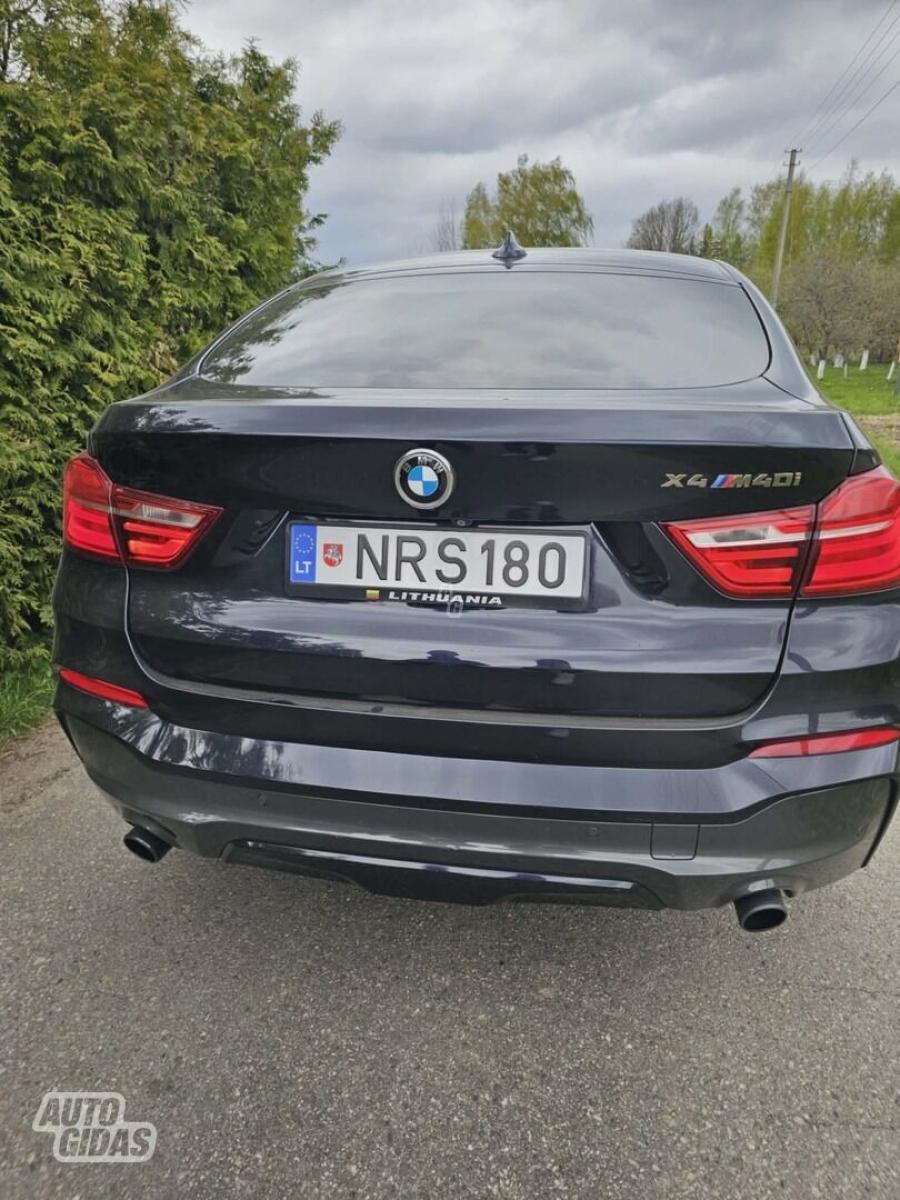 Melns BMW x4-m 2017 Kauņa, ar dzinēja tilpumu 3.00 L un nobraukumu 152 tūkst. km par 21500 €, foto 9 vietnē AUTOMOTO.COM.LV