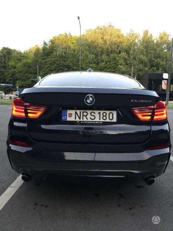 Melns BMW x4-m 2017 Kauņa, ar dzinēja tilpumu 3.00 L un nobraukumu 156 tūkst. km par 20500 €, foto 4 vietnē AUTOMOTO.COM.LV