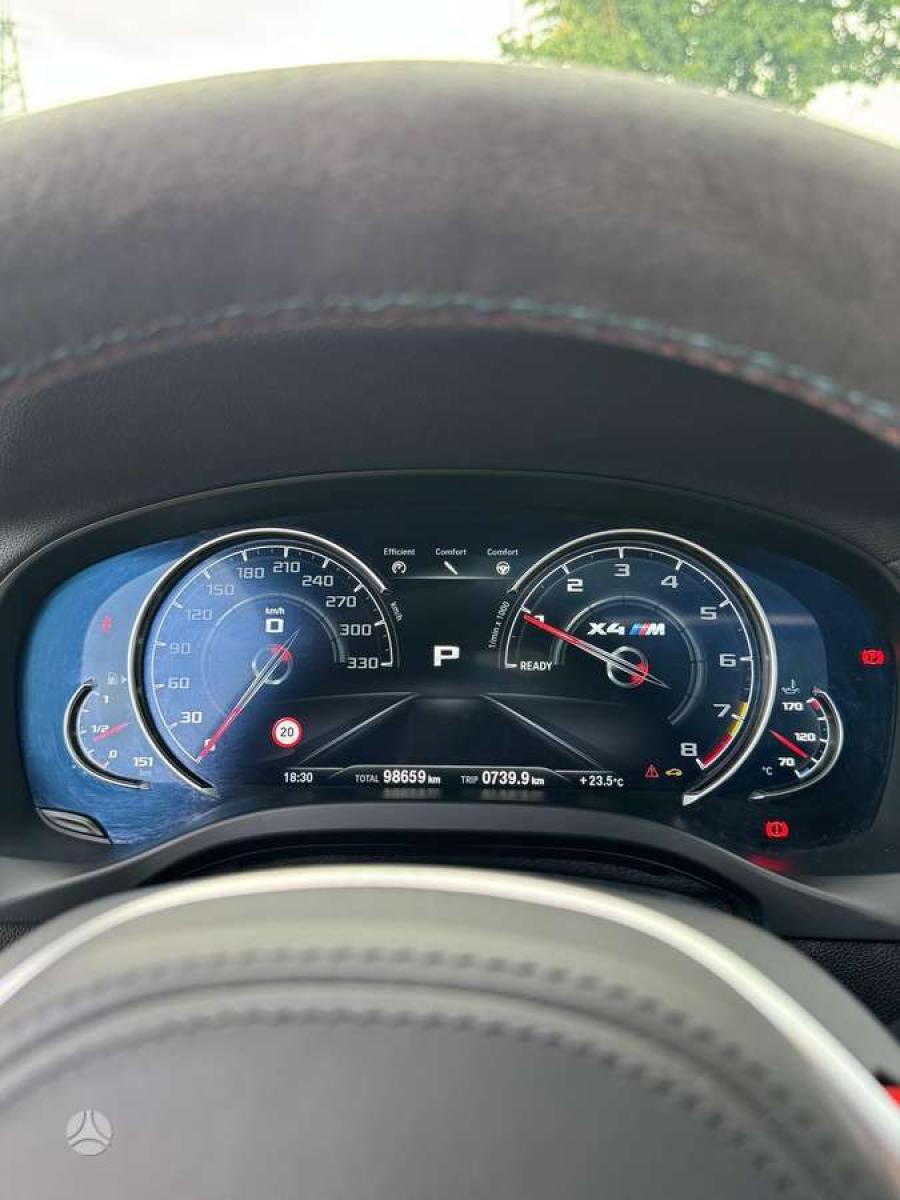 Черный БМВ x4-m 2020 в Шяуляй, объемом двигателя 3.00 л и пробегом 98 тыс. км за 33000 €, фото 20 на AUTOMOTO.COM.LV