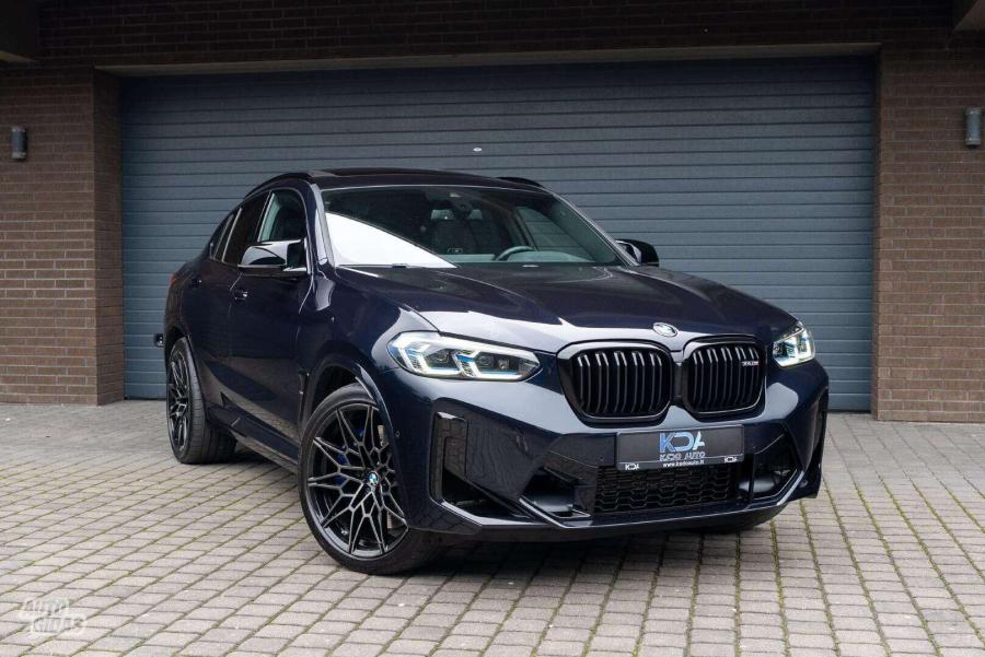Black BMW x4-m 2021 in Marijampole, with an engine capacity of 3.00 L and mileage of 110 thousand km for 45950 €, photo 2 on AUTOMOTO.COM.LV