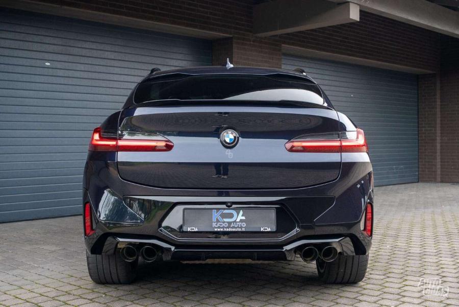 Black BMW x4-m 2021 in Marijampole, with an engine capacity of 3.00 L and mileage of 110 thousand km for 45950 €, photo 11 on AUTOMOTO.COM.LV