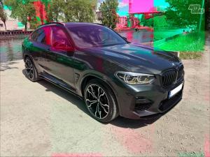 Black BMW x4-m 2021 in Klaipeda, with an engine capacity of 3.00 L and mileage of 52 thousand km for 45888 €, photo 4 on AUTOMOTO.COM.LV
