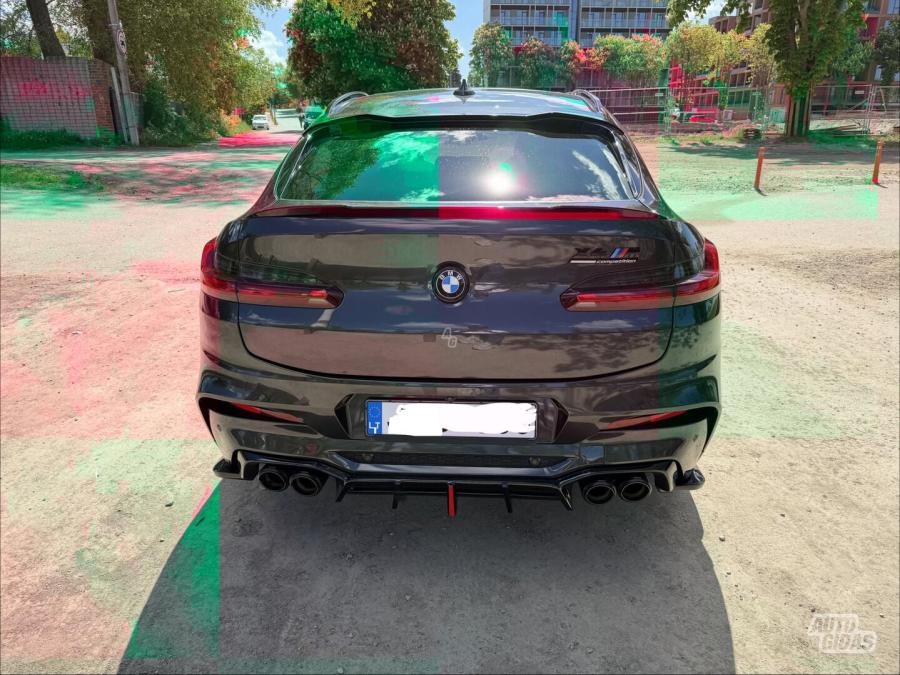 Black BMW x4-m 2021 in Klaipeda, with an engine capacity of 3.00 L and mileage of 52 thousand km for 45888 €, photo 7 on AUTOMOTO.COM.LV