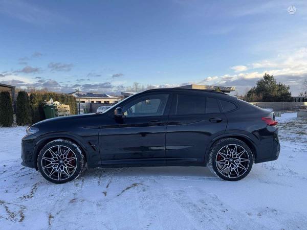 Black BMW x4-m 2024 in Kaunas, with an engine capacity of 2.99 L and mileage of 19 thousand km for 63000 €, photo 5 on AUTOMOTO.COM.LV