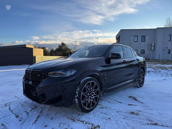 Black BMW x4-m 2024 in Kaunas, with an engine capacity of 2.99 L and mileage of 19 thousand km for 63000 €, photo 6 on AUTOMOTO.COM.LV